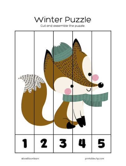 Winter Fox Puzzle