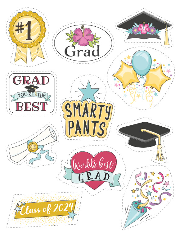 Printable Graduation Label Templates Amazon.com: 60 Personalized