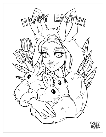 Easter and Spring - Free Coloring Pages & Printables | HP® Official Site