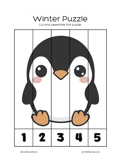 Winter Penguin Puzzle