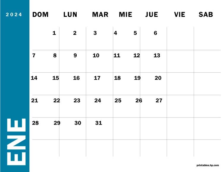 Imprimibles - Calendario HP 05 | HP® España