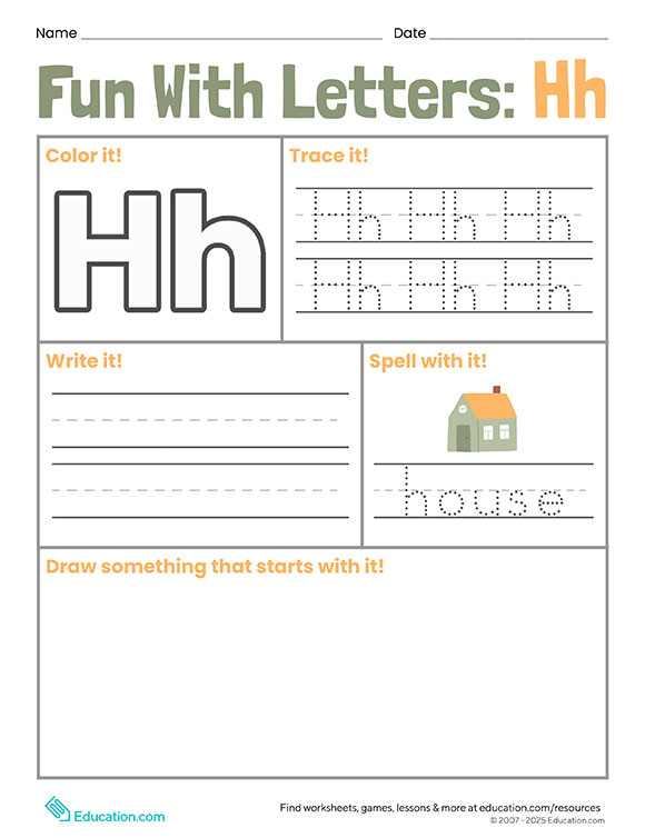 Learning Letters In Name Worksheets Name Recognition With Caterpillar