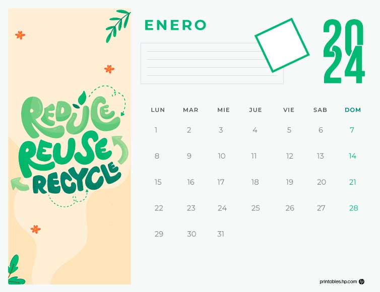 Imprimibles - HP Calendar 01 | HP® España