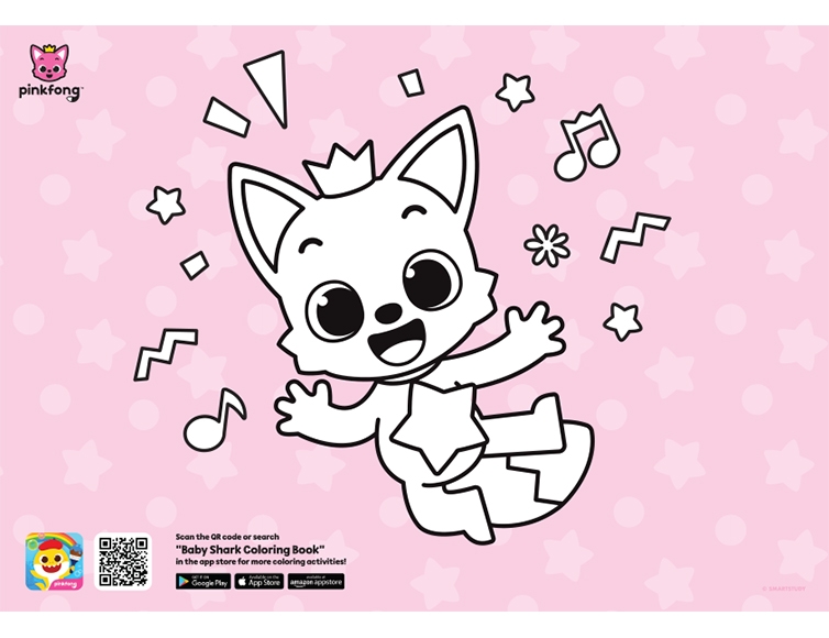 coloring book pinkfong