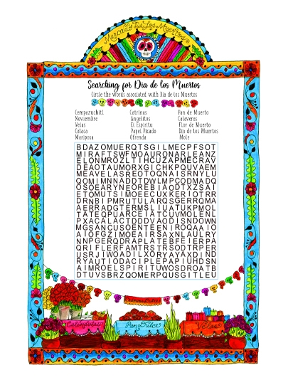 Dia de Los Muertos Series - Free Coloring Pages & Printables | HP ...