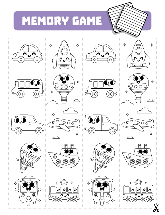 transportation coloring pages printable free
