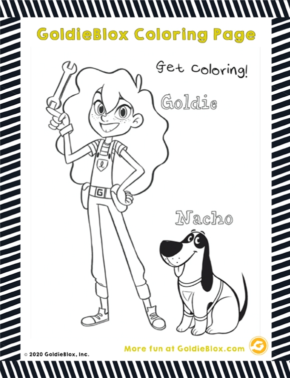 Nachos Coloring Page