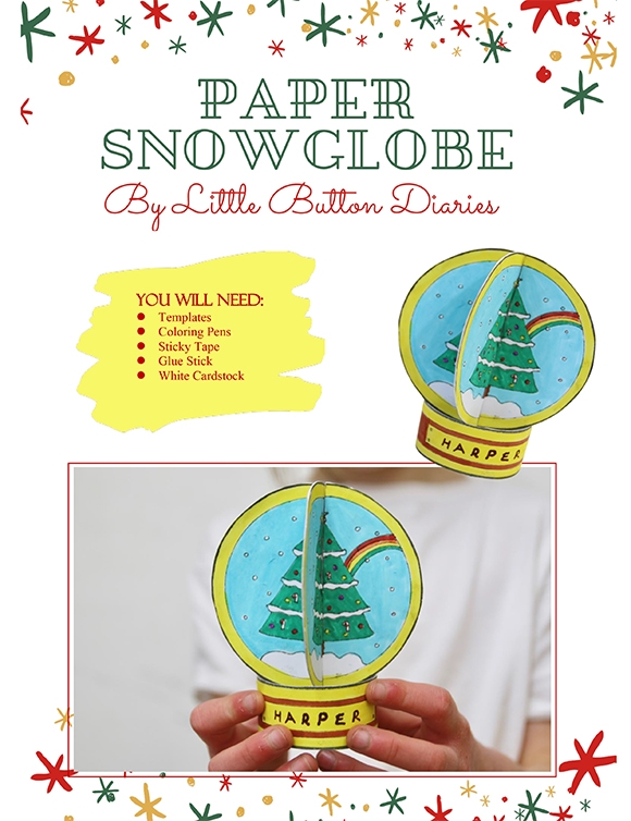 Imprimibles - Globo de nieve DIY | HP® España