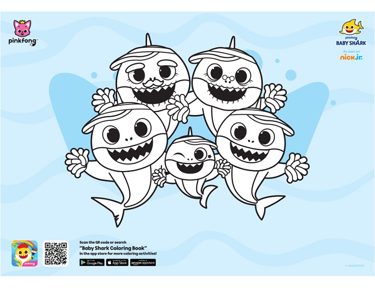 printable shark coloring pictures