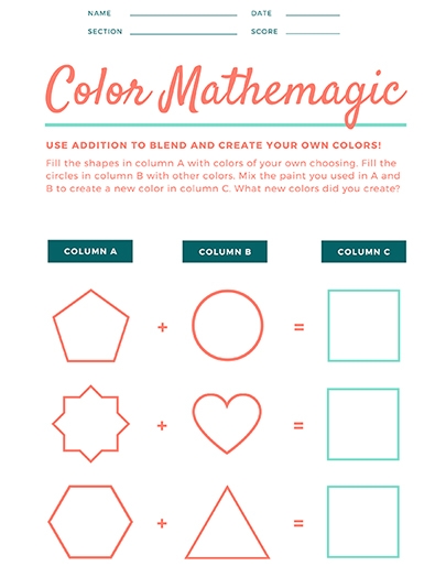 Math - Free Coloring Pages & Printables | HP® Official Site