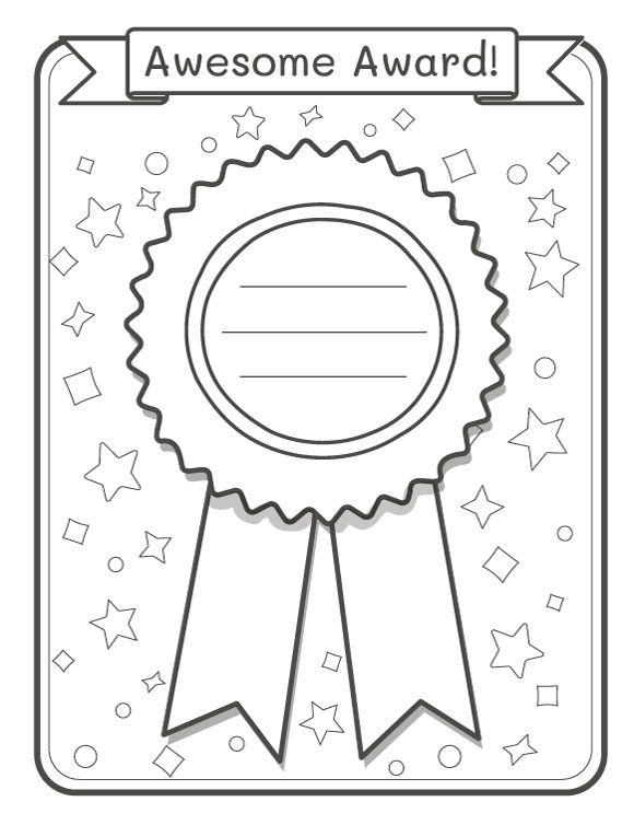 coloring book awards