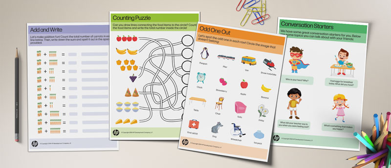 Unlock the fun of learning with free printable worksheets