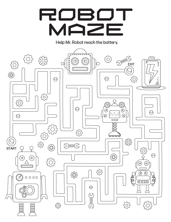 Pac Man Maze Coloring Pages