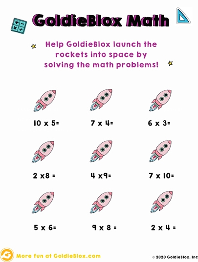 Goldieblox - Páginas para colorear gratis & Printables | HP® México