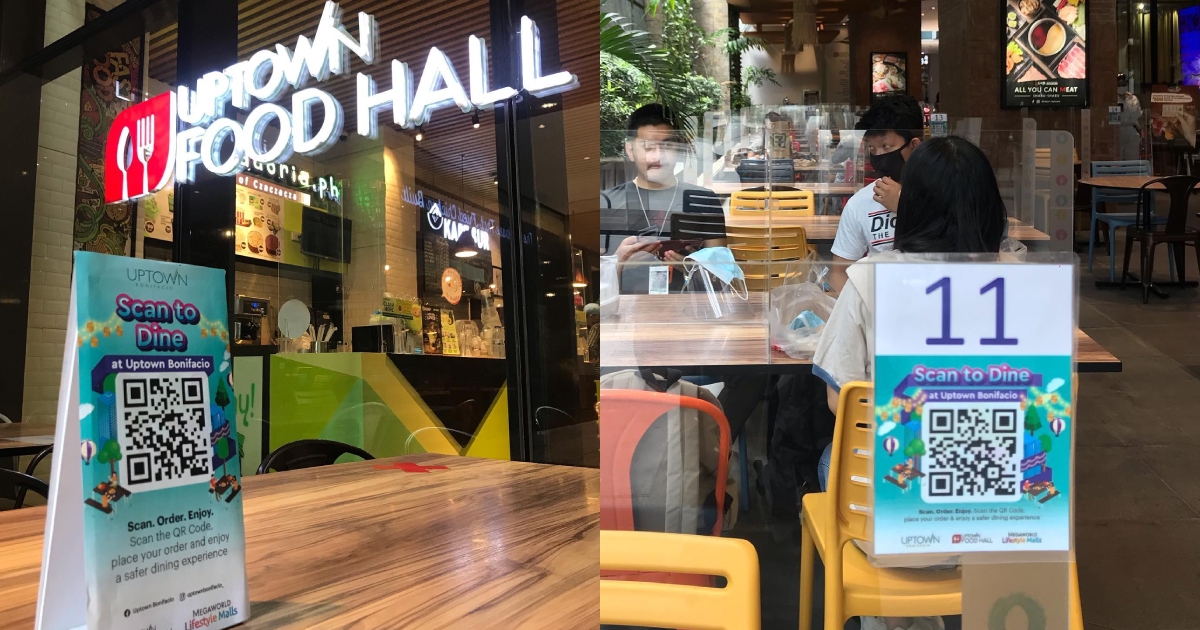 Uptown Bonifacio Introduces ‘Scan To Dine’ For Safer Food Ordering