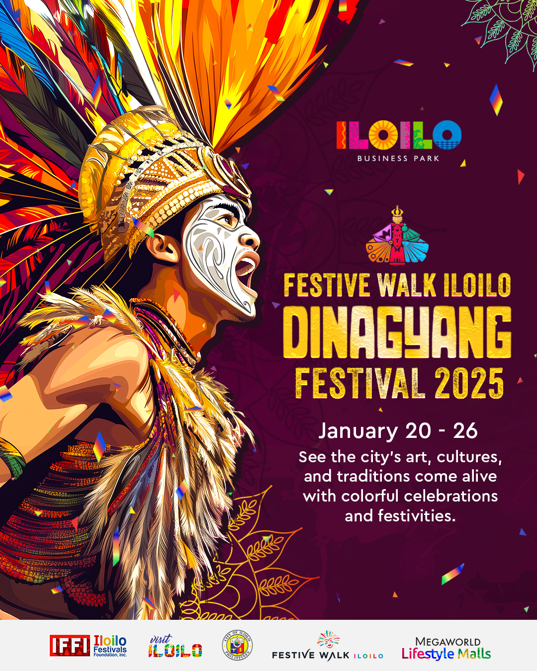 Dinagyang Festival January 24th 2016. Iloilo, Philippines. Festival