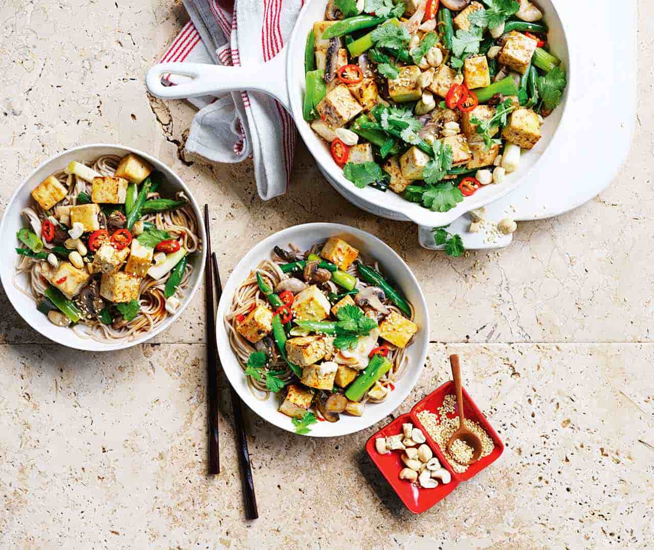 Tofu and vegetable stir-fry | Heart Foundation