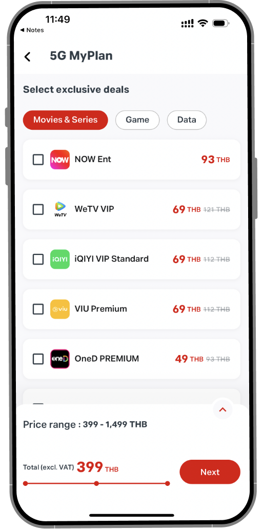 True 5G MyPlan: Choose What Fits. Build It Your Way.
