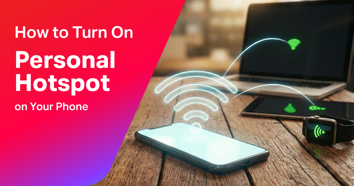 How to Turn On Personal Hotspot on iOS & Android | TrueMove H