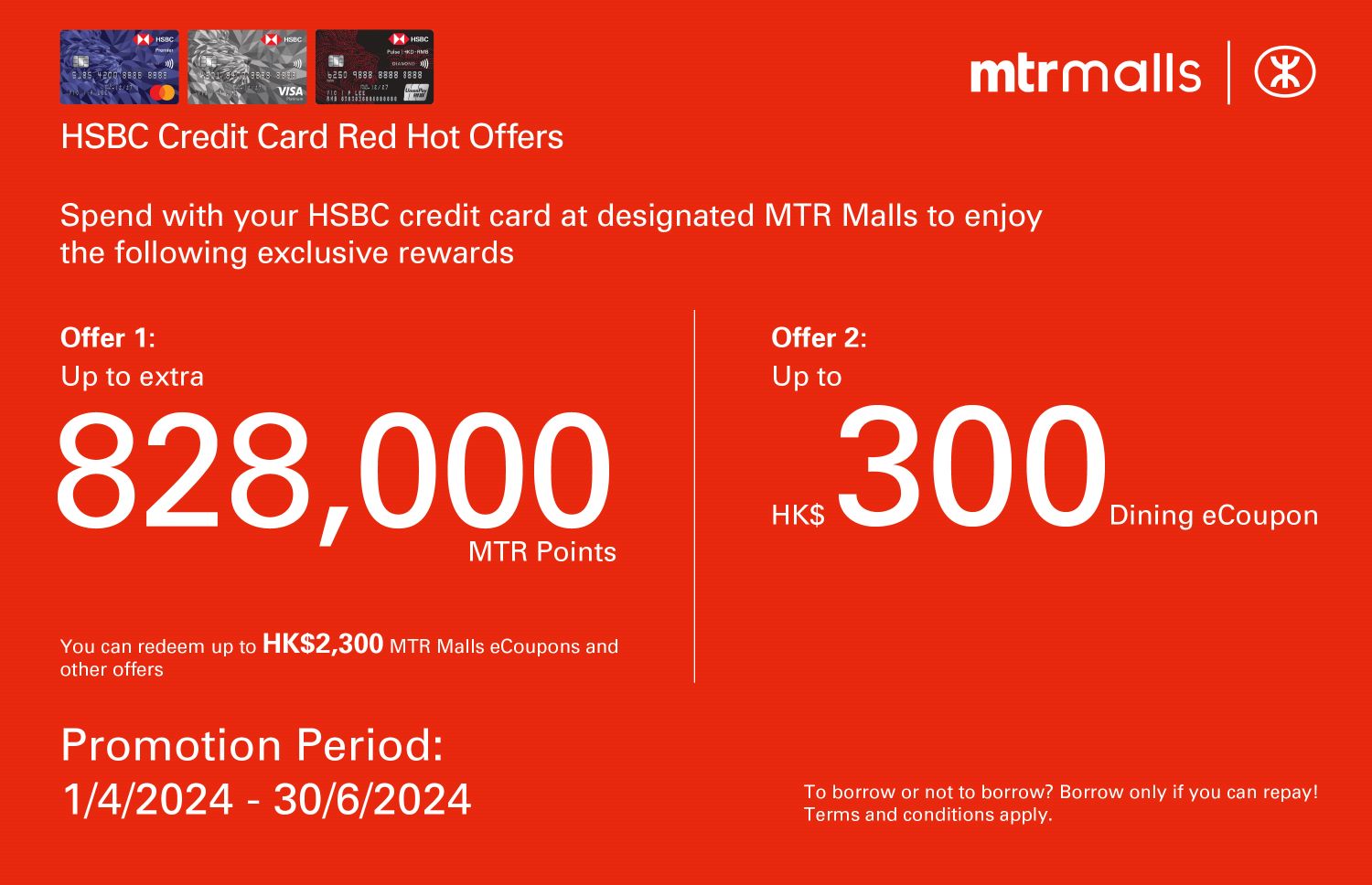 PopCorn | Happenings - MTR Malls x HSBC Credit Card Red Hot Shopping ...