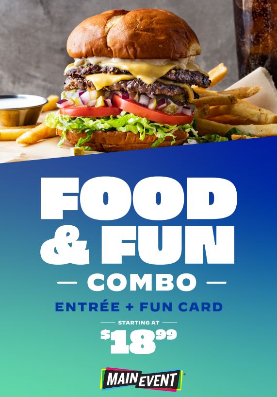 Sunrise Mall | Sunrise + MDN Main Event Food & Fun Combo