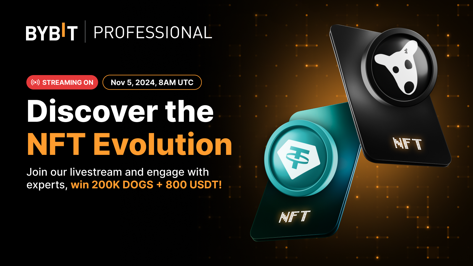 Bybit Announcement | [Bybit Mastermind Ep. 2] Discover the NFT Evolution and Win a Share of 200K ...
