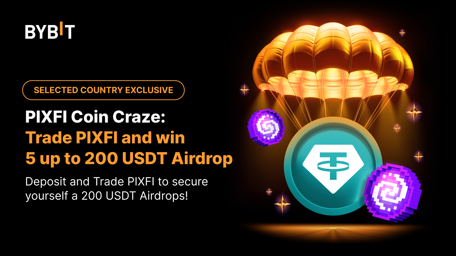 Bybit Announcement | [Selected Countries Only] PIXFI Coin Craze: Trade ...