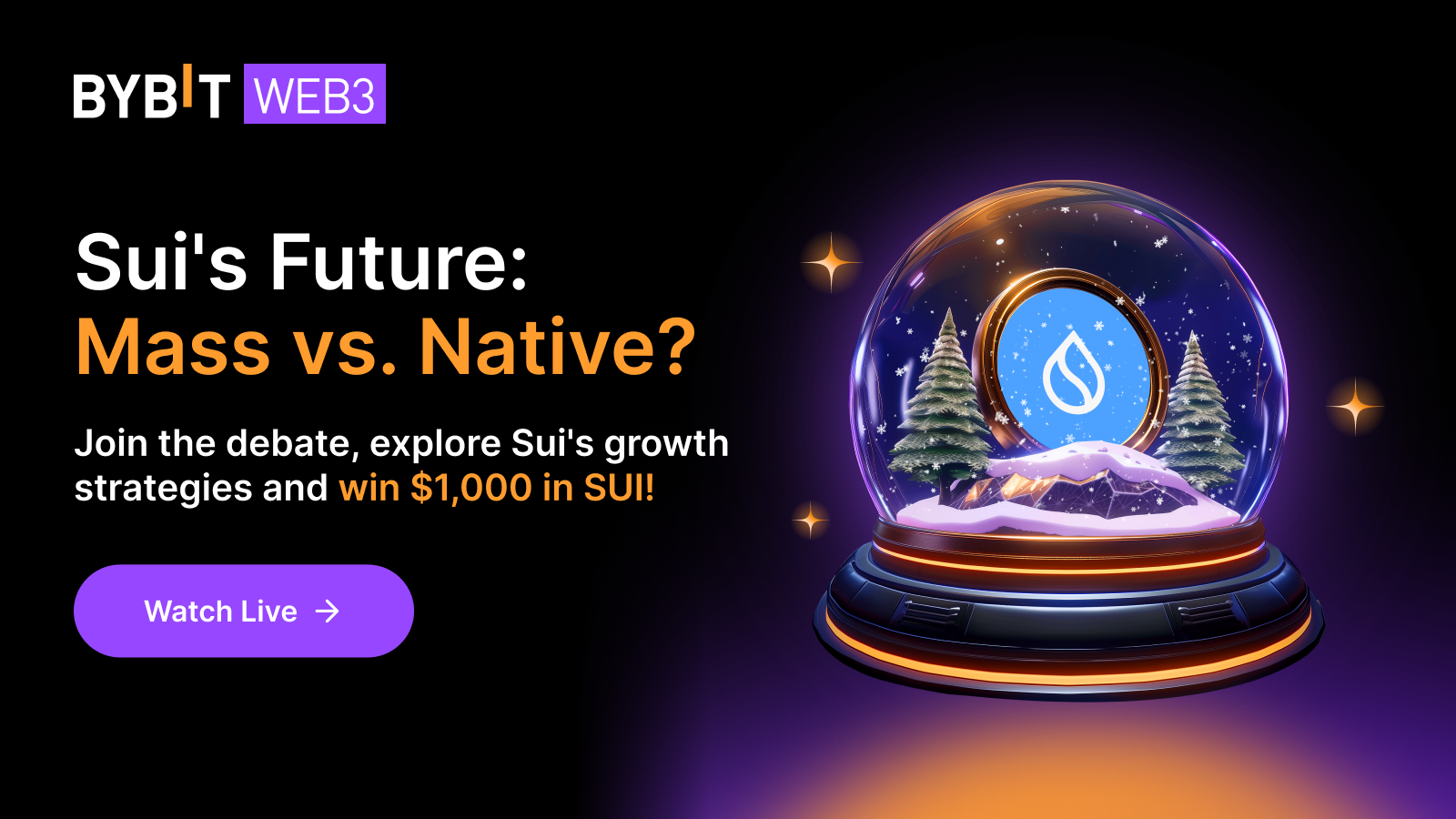 Bybit Announcement | 📣 Live Now! Sui Ecosystem Showdown: Mass Adoption ...