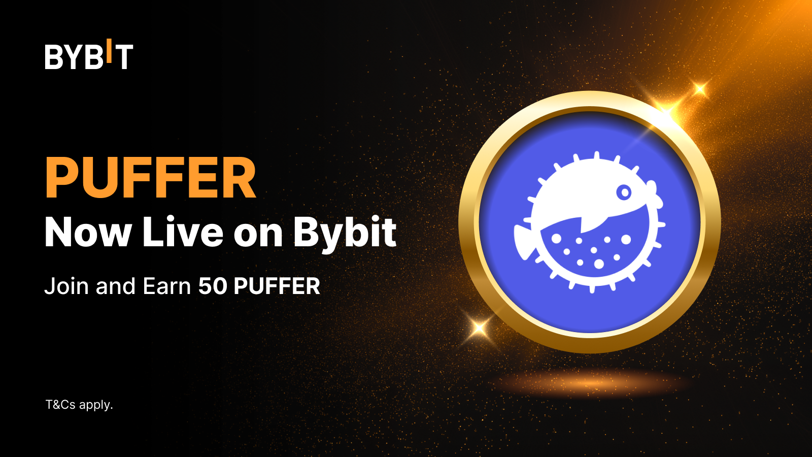 Bybit Announcement | PUFFER Live on Bybit: Join the Event and Earn 50 PUFFER
