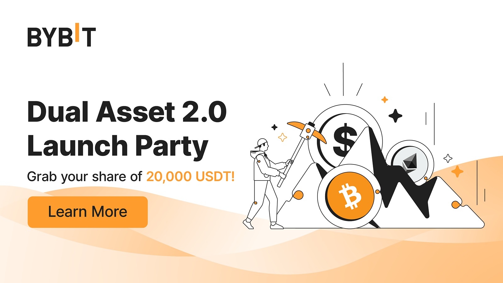 Bybit Announcement | Dual Asset 2.0 Launch Party: Share a 20,000 USDT ...