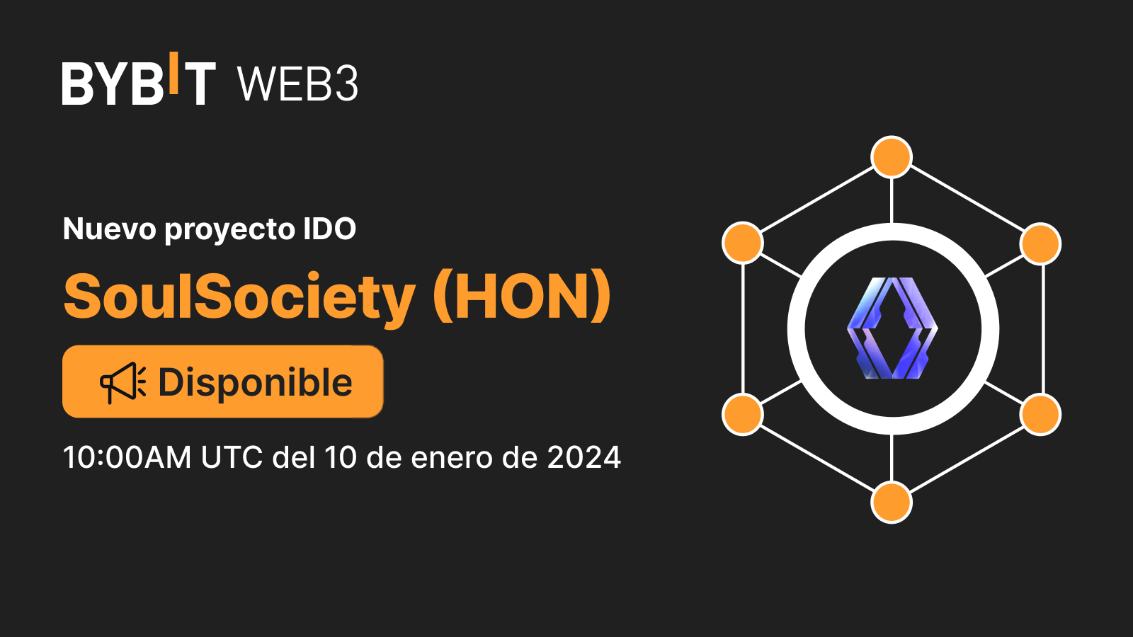 Bybit Announcement | Ya Disponible: SoulSociety (HON) en Bybit Web3 IDO