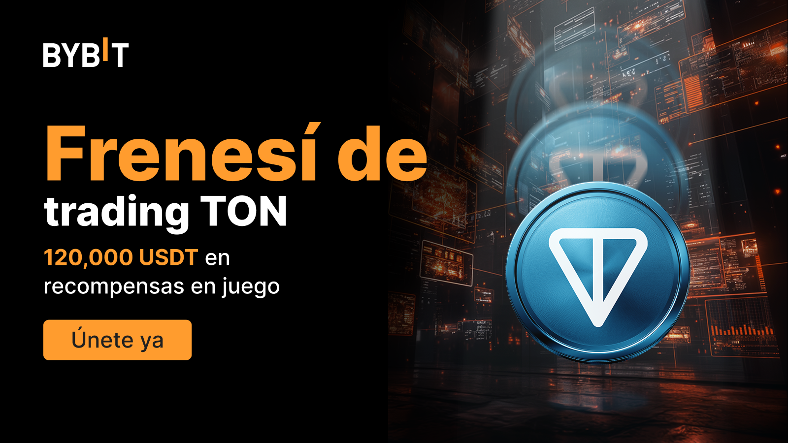 Bybit Announcement | Frenesí de trading TON: 120,000 USDT en recompensas en juego