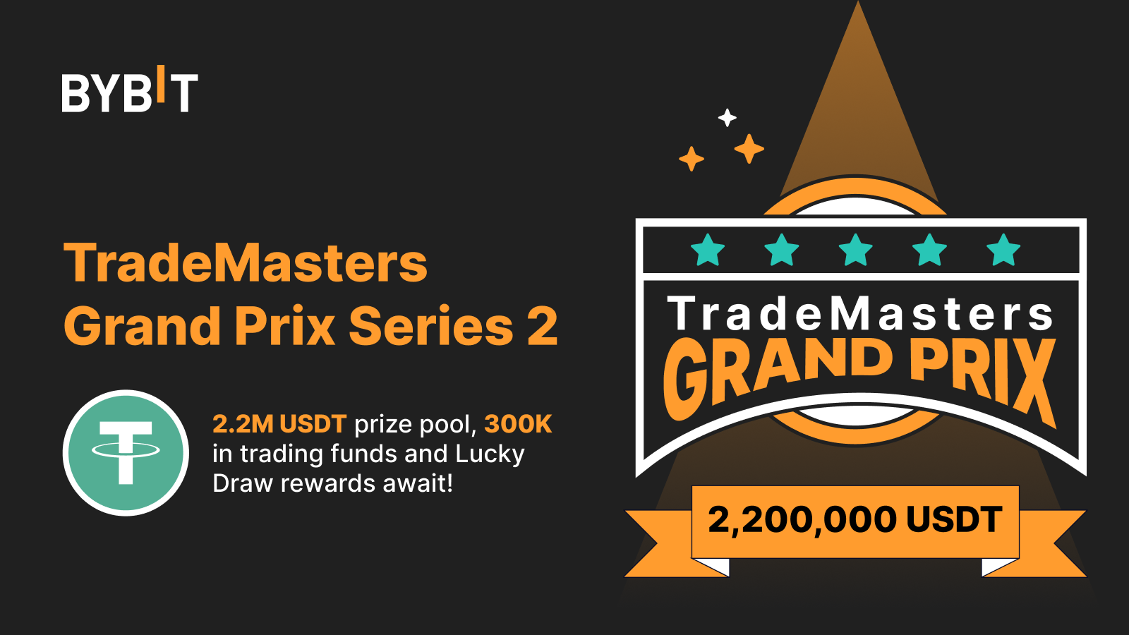 Bybit Announcement | TradeMasters Grand Prix Series 2: Up to 2,200,000 USDT and More Rewards Up ...