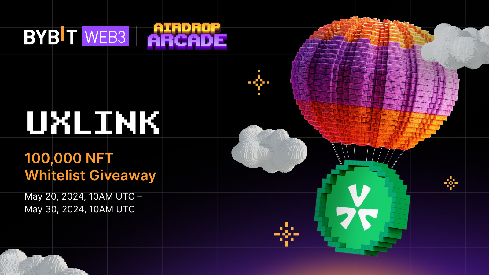 Bybit Announcement | Uxlink Airdrop: Join Our 100,000 NFT Whitelist Giveaway!