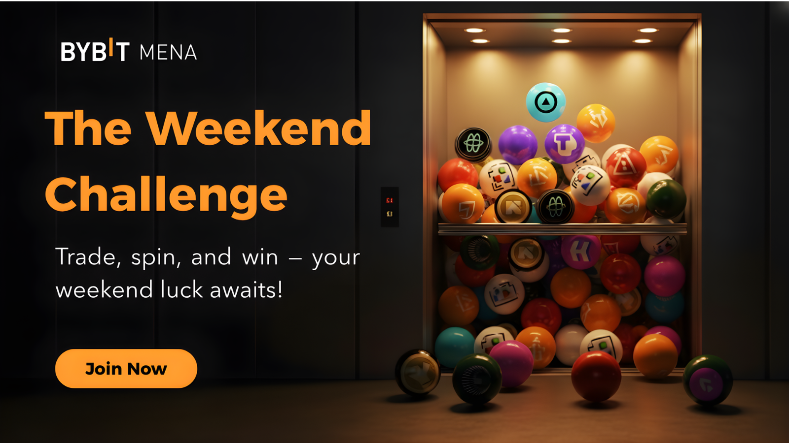 Bybit Announcement | The Weekend Challenge: Trade, spin, and win — your weekend luck awaits!