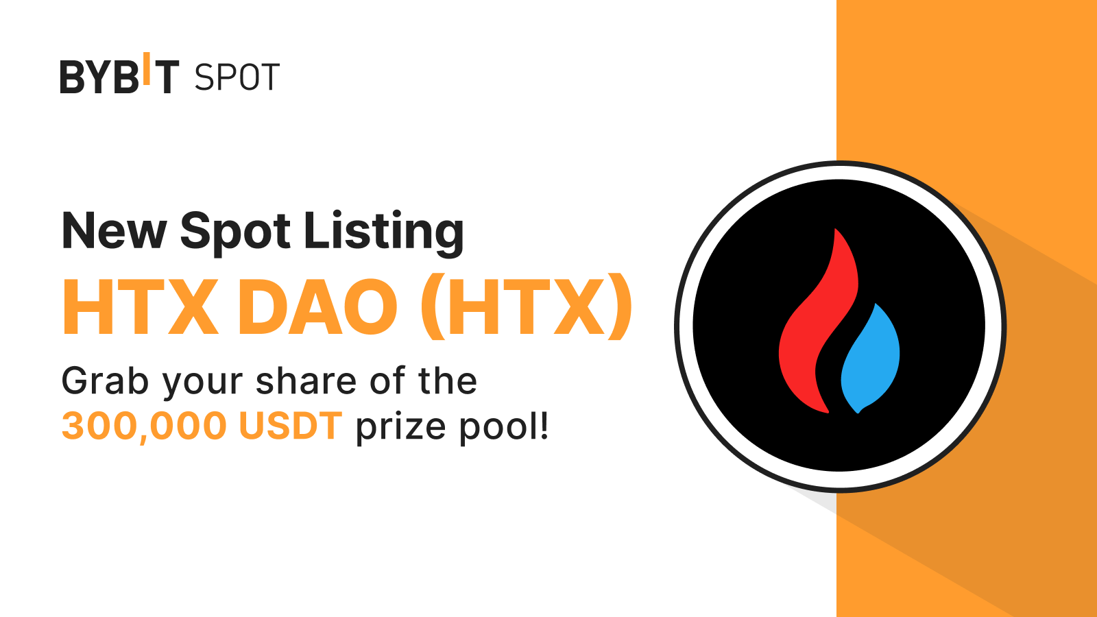 Bybit Announcement | New Listing: HTX/USDT — Grab a Share of the 300,000 USDT Prize Pool