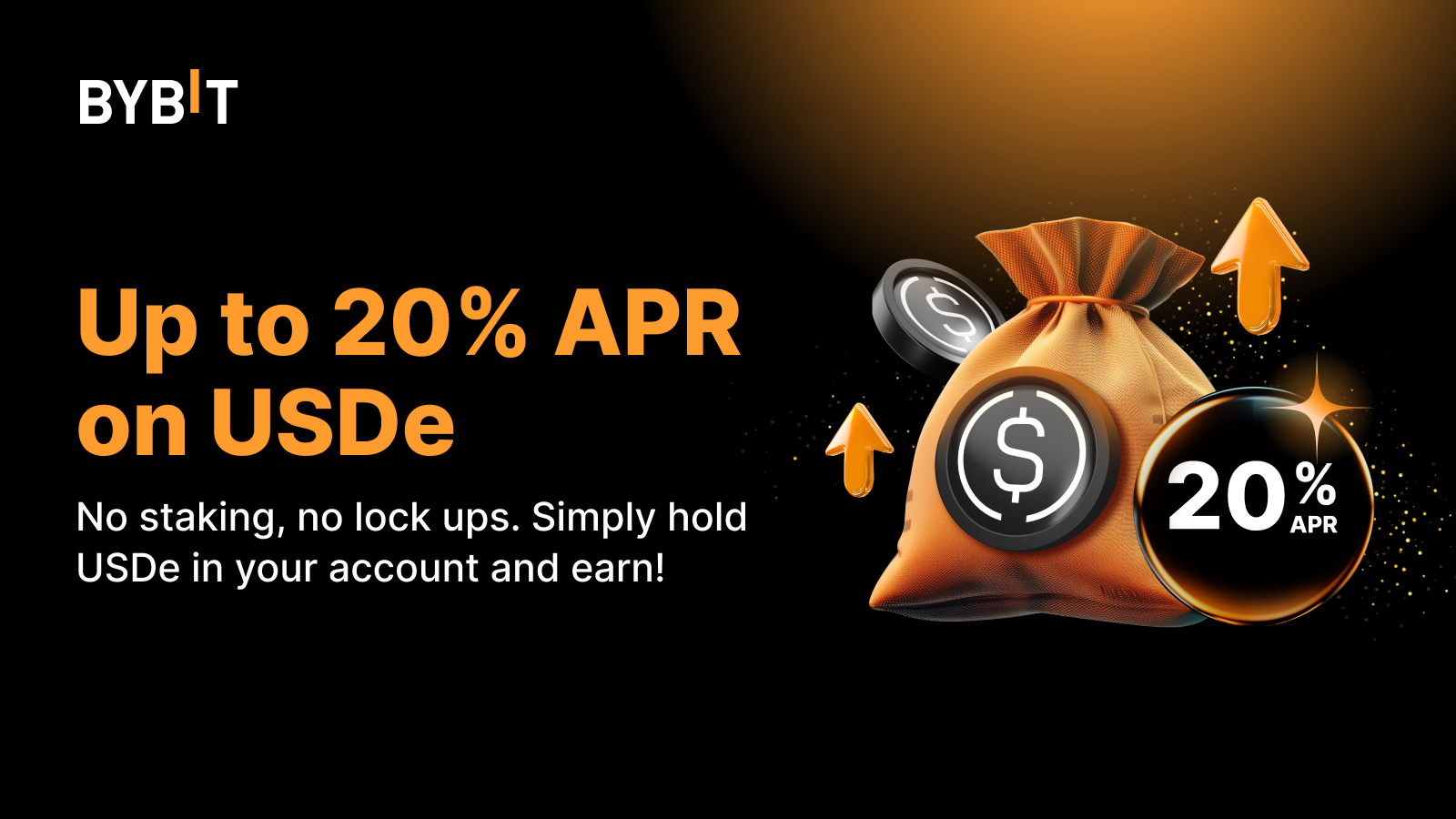 Bybit Announcement | Supercharge Your Returns With USDe: Enjoy Up to 20% APR