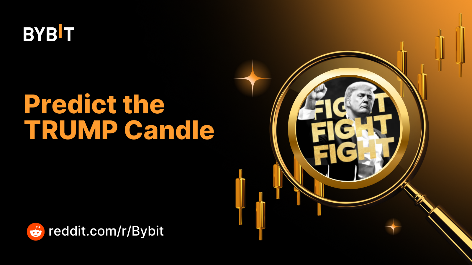 Bybit Announcement | [New User Exclusive] Crypto Candle Challenge TRUMP Edition: Predict, Ignite ...