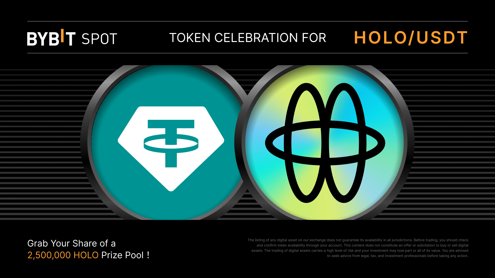 Bybit Announcement | HOLO Token Splash: Grab a share of the 2,500,000 ...