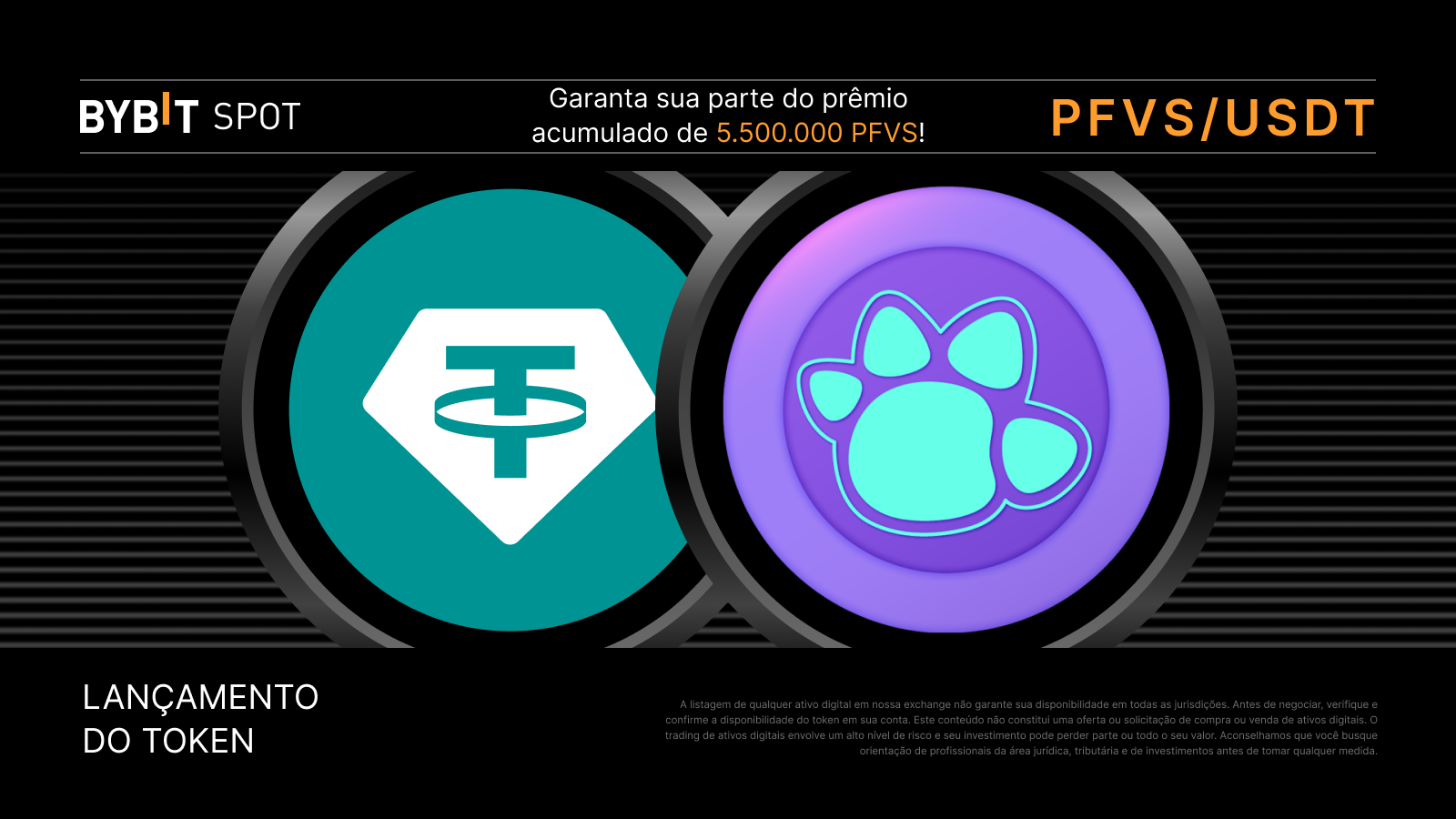 Bybit Announcement | PFVS Token Splash— Garanta parte do prêmio total ...