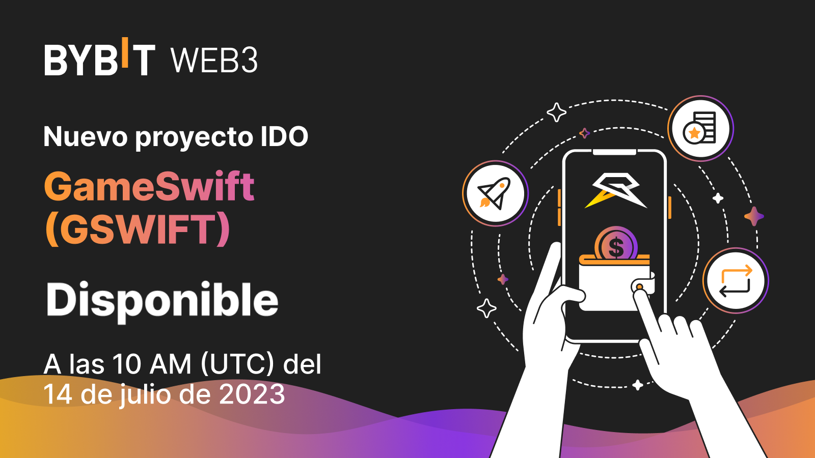 Bybit Announcement | Ya Disponible: GameSwift (GSWIFT) en Bybit Web3 IDO