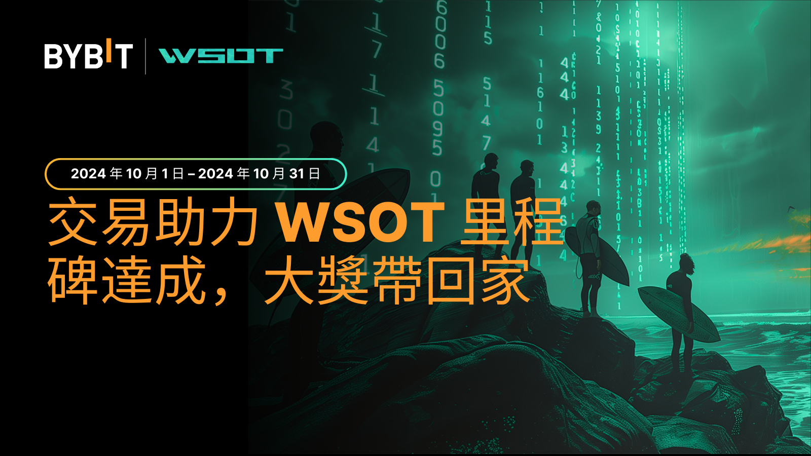 Bybit Announcement | 交易助力 WSOT 里程碑達成，大獎帶回家