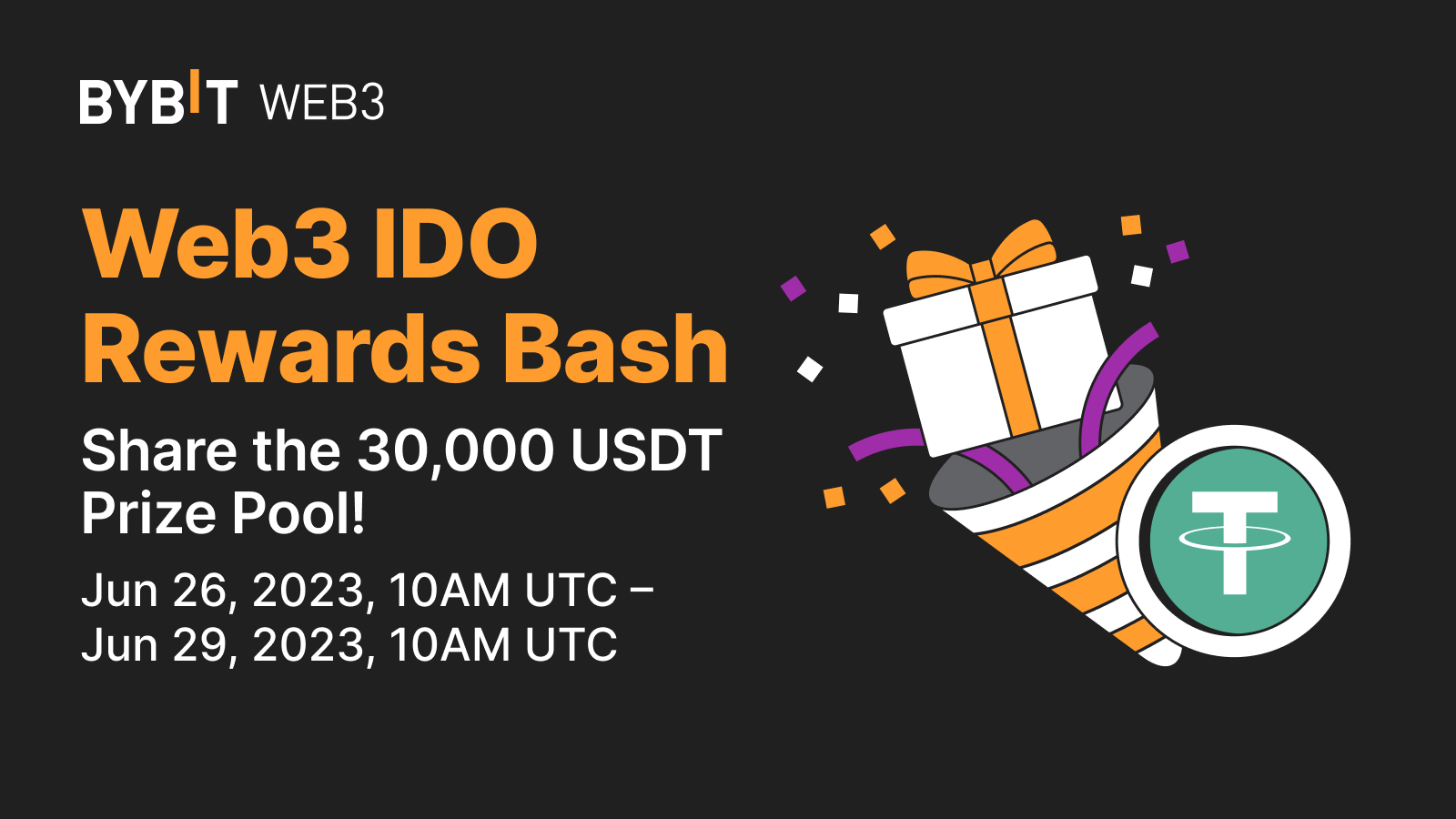 Bybit Announcement | Web3 IDO Rewards Bash: Snapshot Period Starts Soon