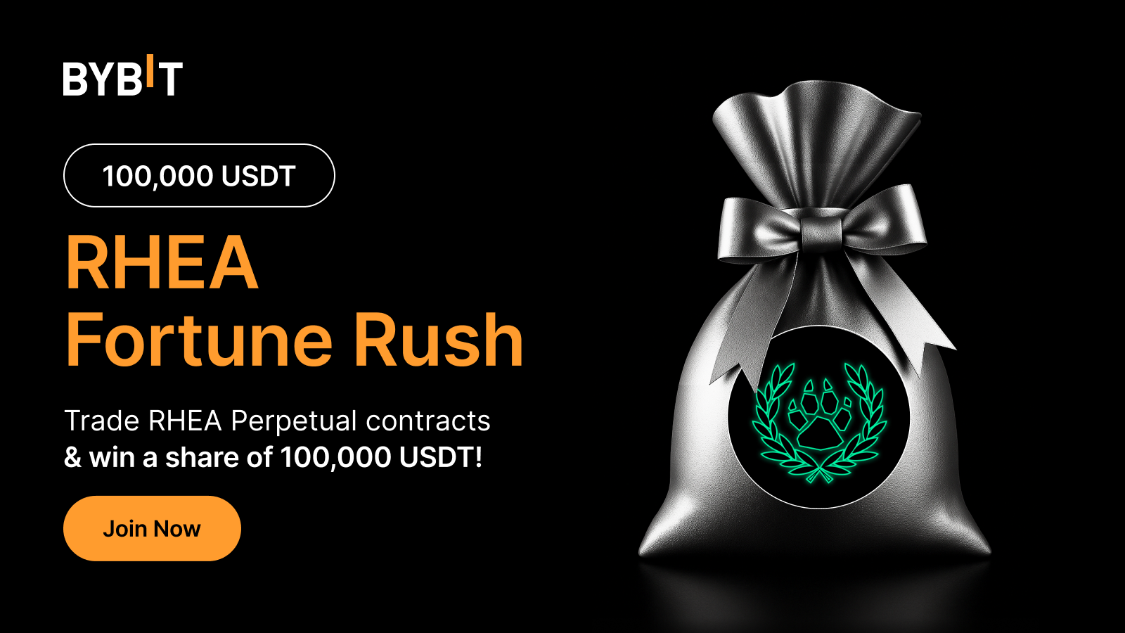 Bybit Announcement | RHEA Fortune Rush: Trade RHEA and win a share of 100,000 USDT!