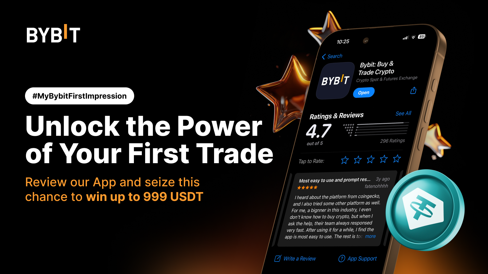 Bybit Announcement | #MyBybitFirstImpression: Review Our App and Win ...