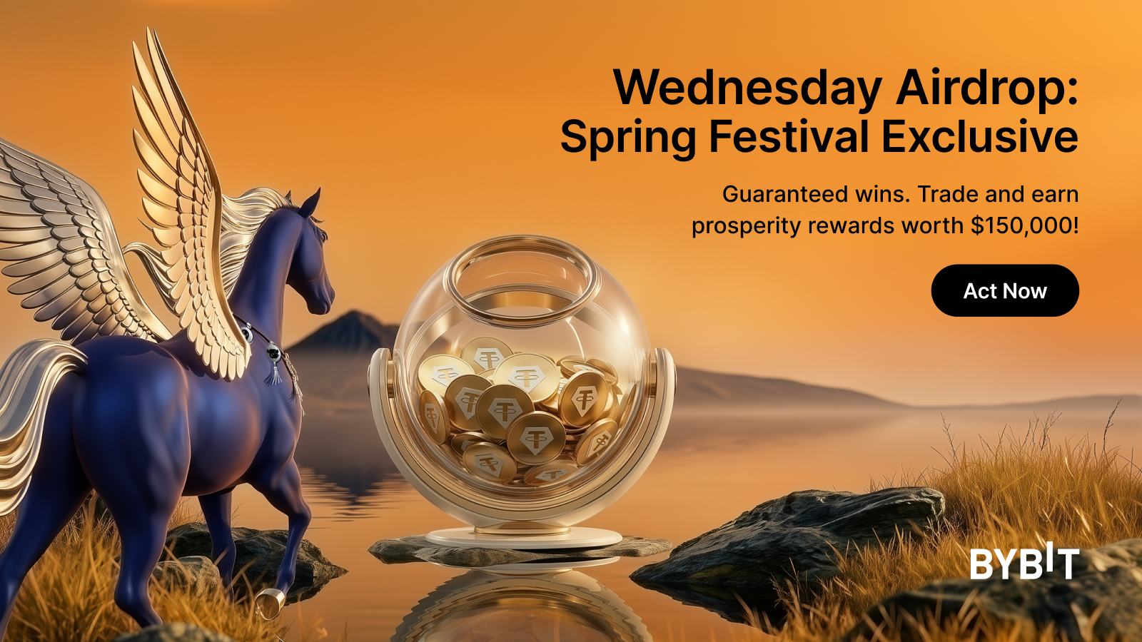 Bybit Announcement | Wednesday Airdrop | Spring Festival Special: Trade ...