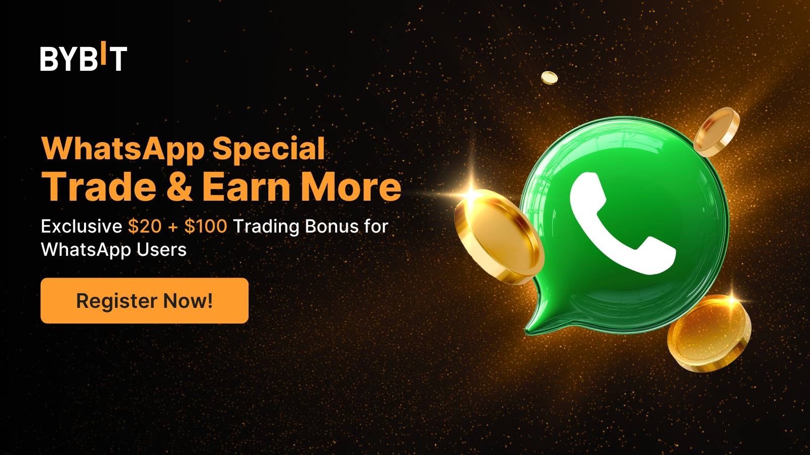 Bybit Announcement | Bybit x WhatsApp: Unlock an Exclusive 20 USDT Derivatives Trading Bonus ...