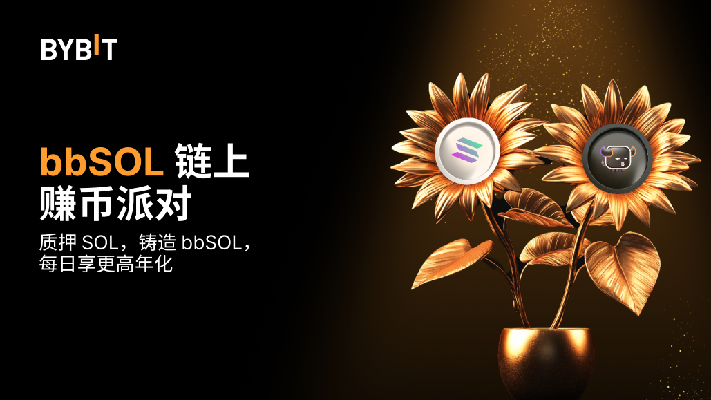 Bybit Announcement | bbSOL 链上赚币派对：质押 SOL，得 bbSOL，瓜分 100,000 USDT 等值 SOL