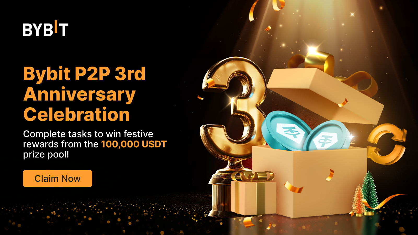 Bybit Announcement | 🎉 The Grand Finale: Bybit P2P 3rd Anniversary Celebration! 🎉