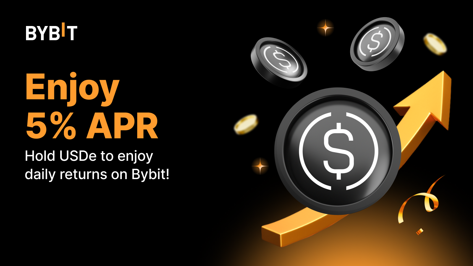Bybit Announcement | Up to 5% APR: Maximize Your USDe Holdings on Bybit!